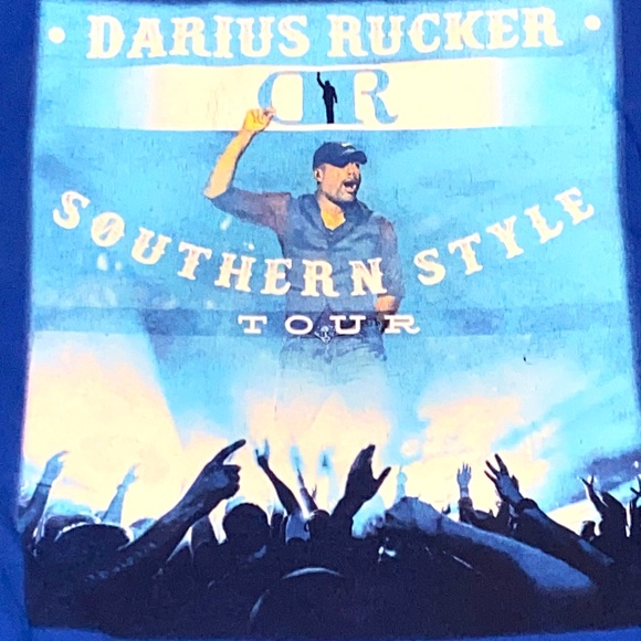 Vintage | Shirts | 25 Darius Rucker Concert Tshirt Size M | Poshmark